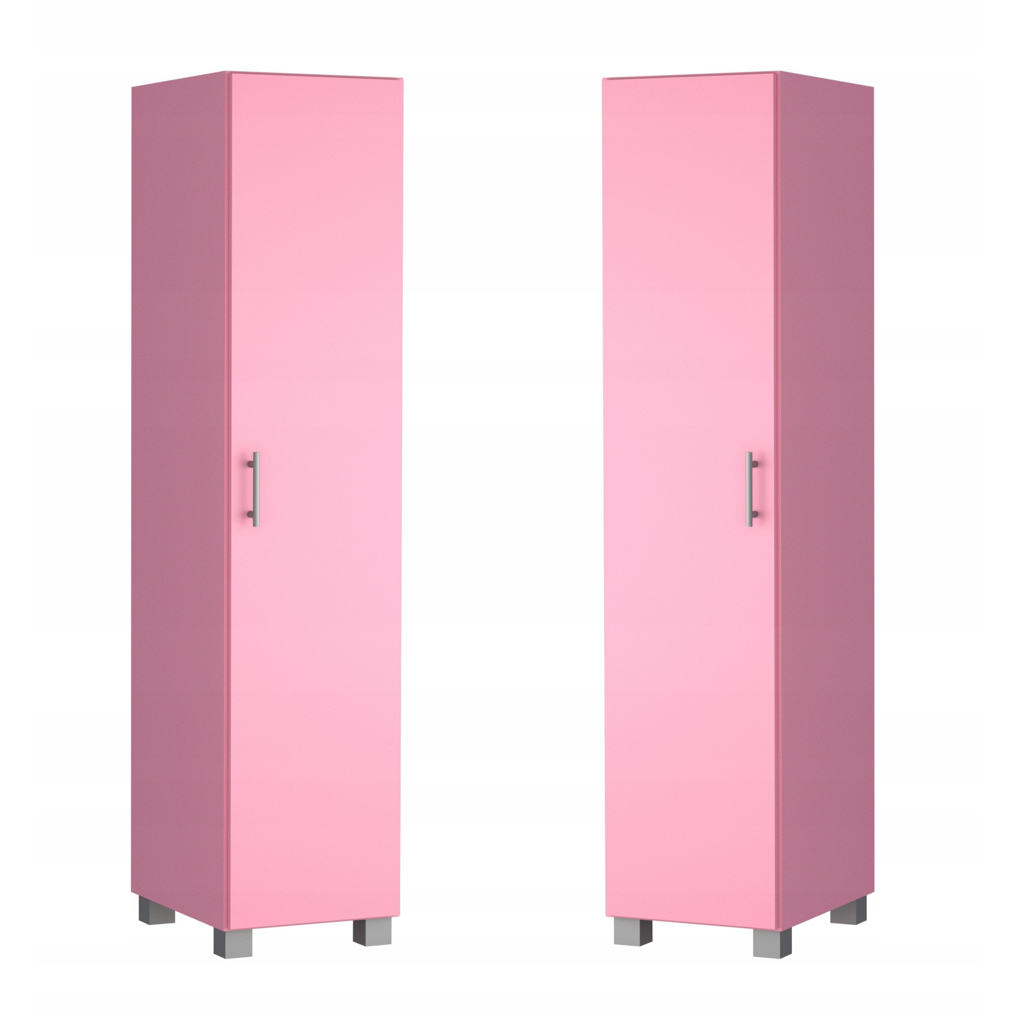 Dulap, 180 cm, PAL/PVC, Roz - eMAG.ro