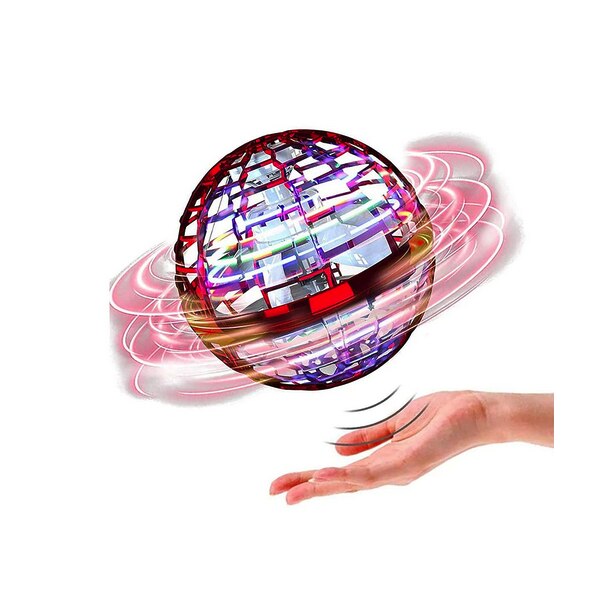 Minge zburatoare LED, Flynova Pro, cablu USB inclus, WSN, Red - eMAG.ro