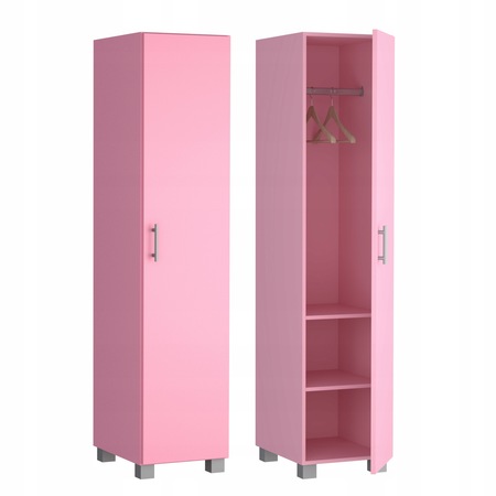 Dulap, 180 cm, PAL/PVC, Roz - eMAG.ro