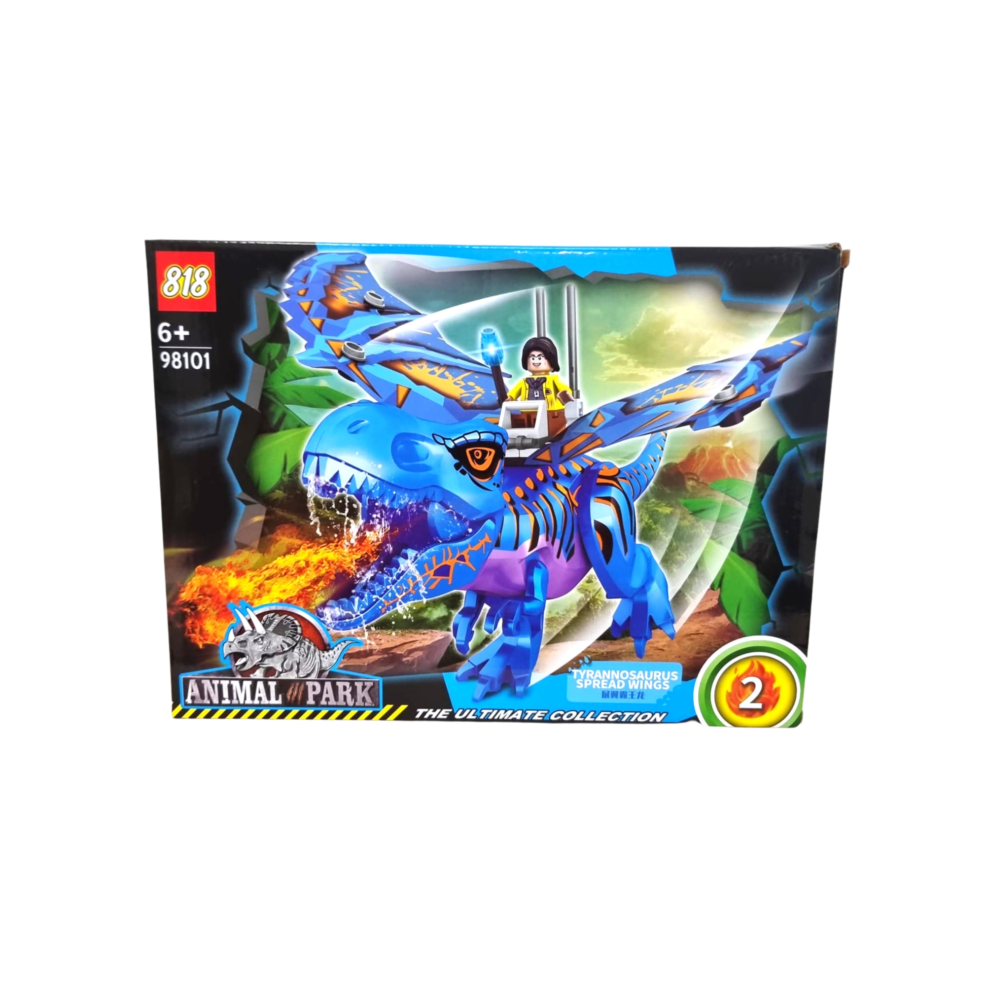 Set constructie, tip LEGO, Animal Park, Dinozauri Tyrannosaurus Spread ...