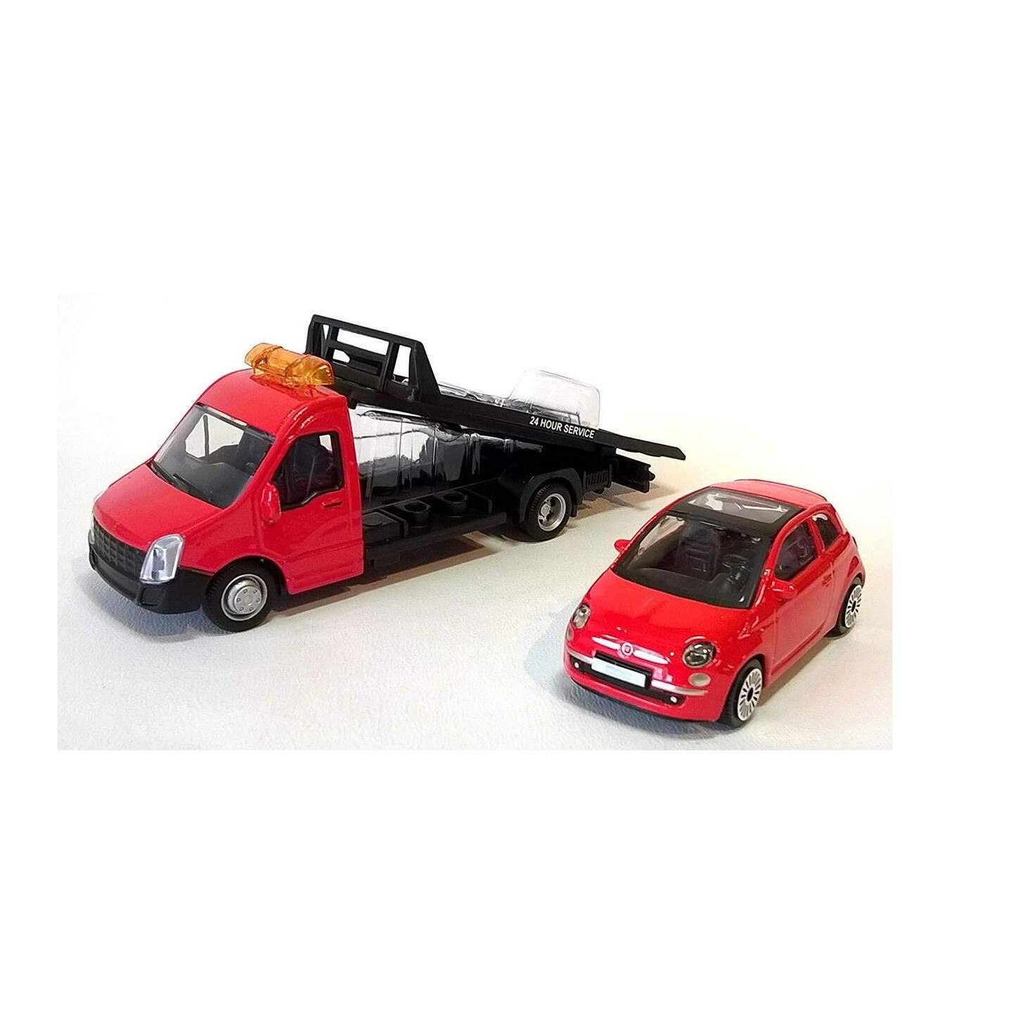 Machete auto Bburago cu masina Fiat, scara 1:43, 2 piese - eMAG.ro