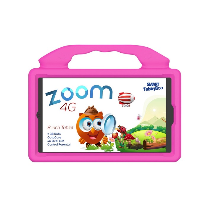 Tableta SMART TabbyBoo Zoom 4G OctaCore dual SIM 2GB RAM ecran 8 inch ...