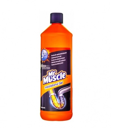 Gel pentru desfundarea Tevilor, Mr Muscle, 1L - eMAG.ro