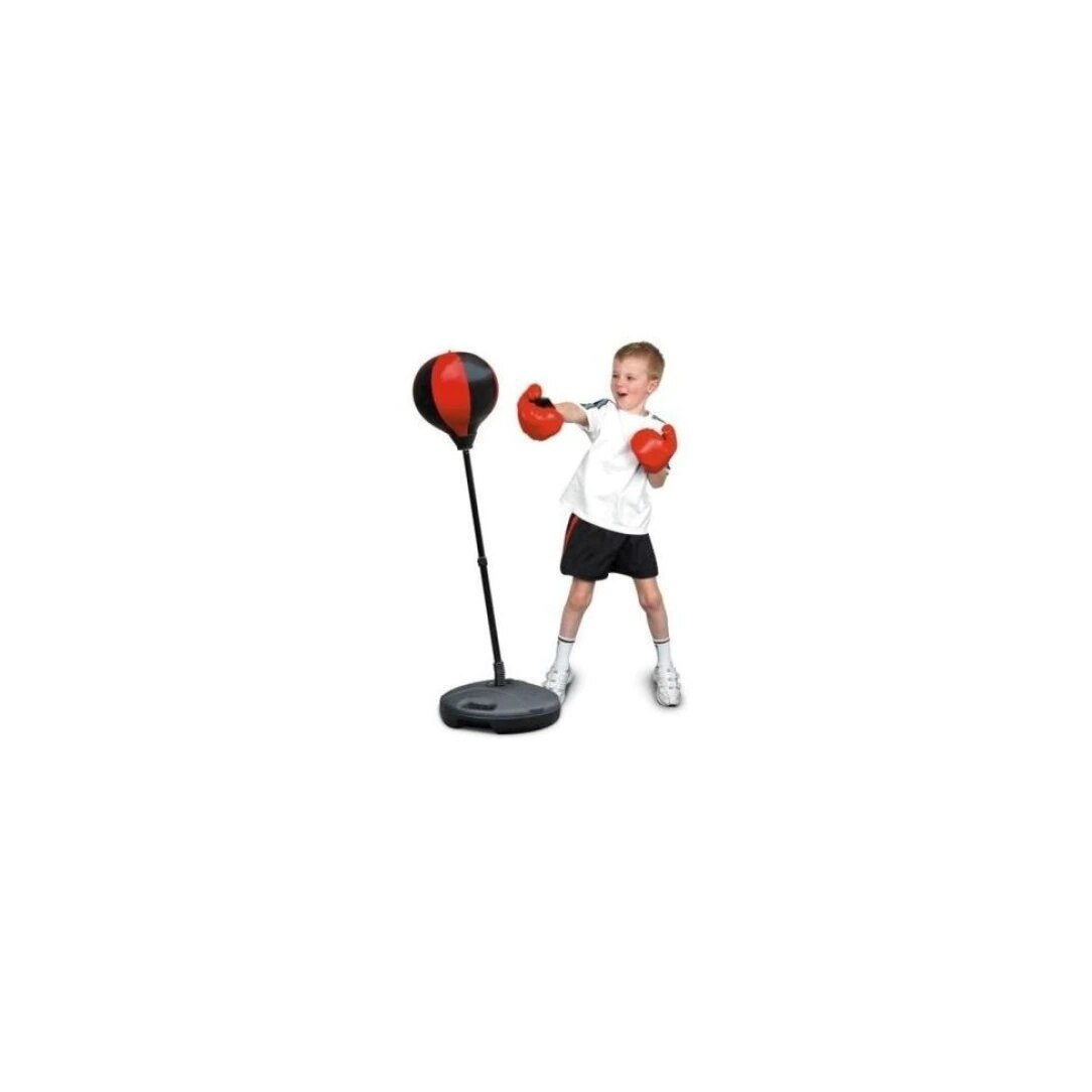 Para de box pentru copii, Kings Sport, +5 ani, Rosu/Negru - eMAG.ro