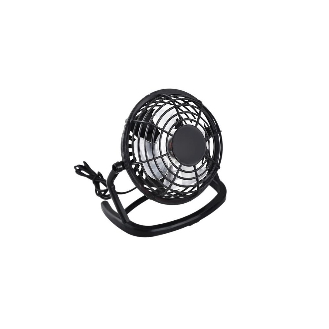 Mini ventilator de Birou sau Masina, conectare USB, negru, 2,5W - eMAG.ro