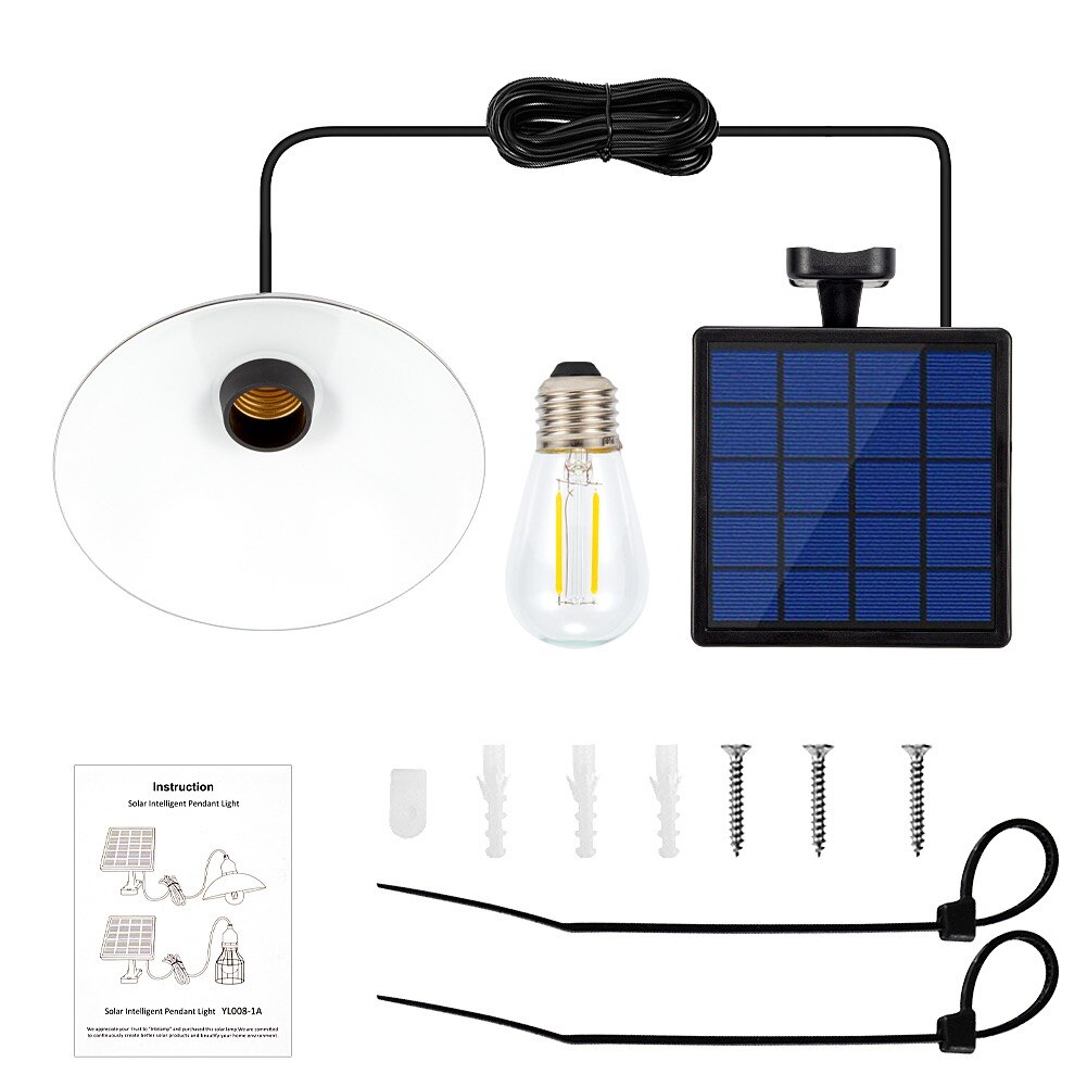 Lampa solara Sapporo, pentru iluminat exterior/interior, lungime cablu ...