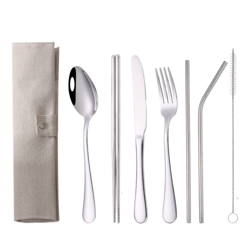 Set 8 tacamuri, Inox, Argintiu - eMAG.ro