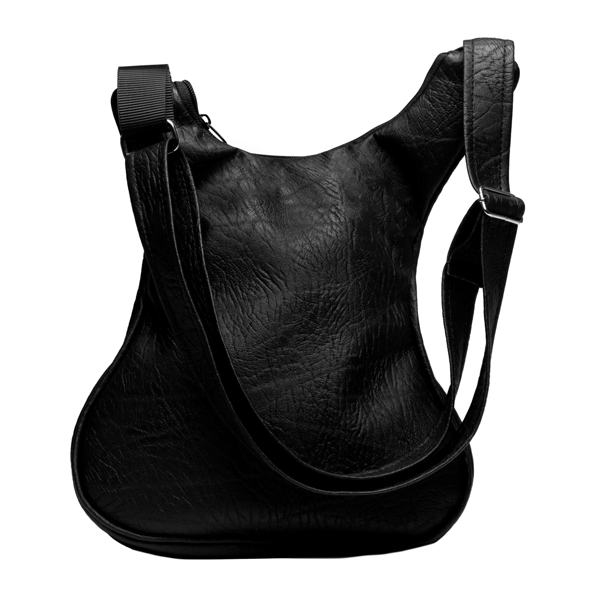 Geanta chitara electrica neagra din piele, 35 x 27 x 7 cm, Solbags ...
