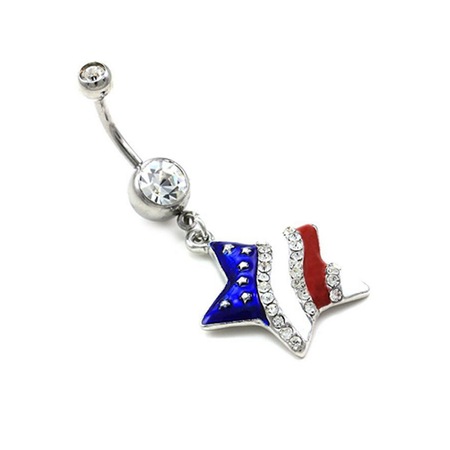 Piercing buric, Aliaj, Multicolor - eMAG.ro