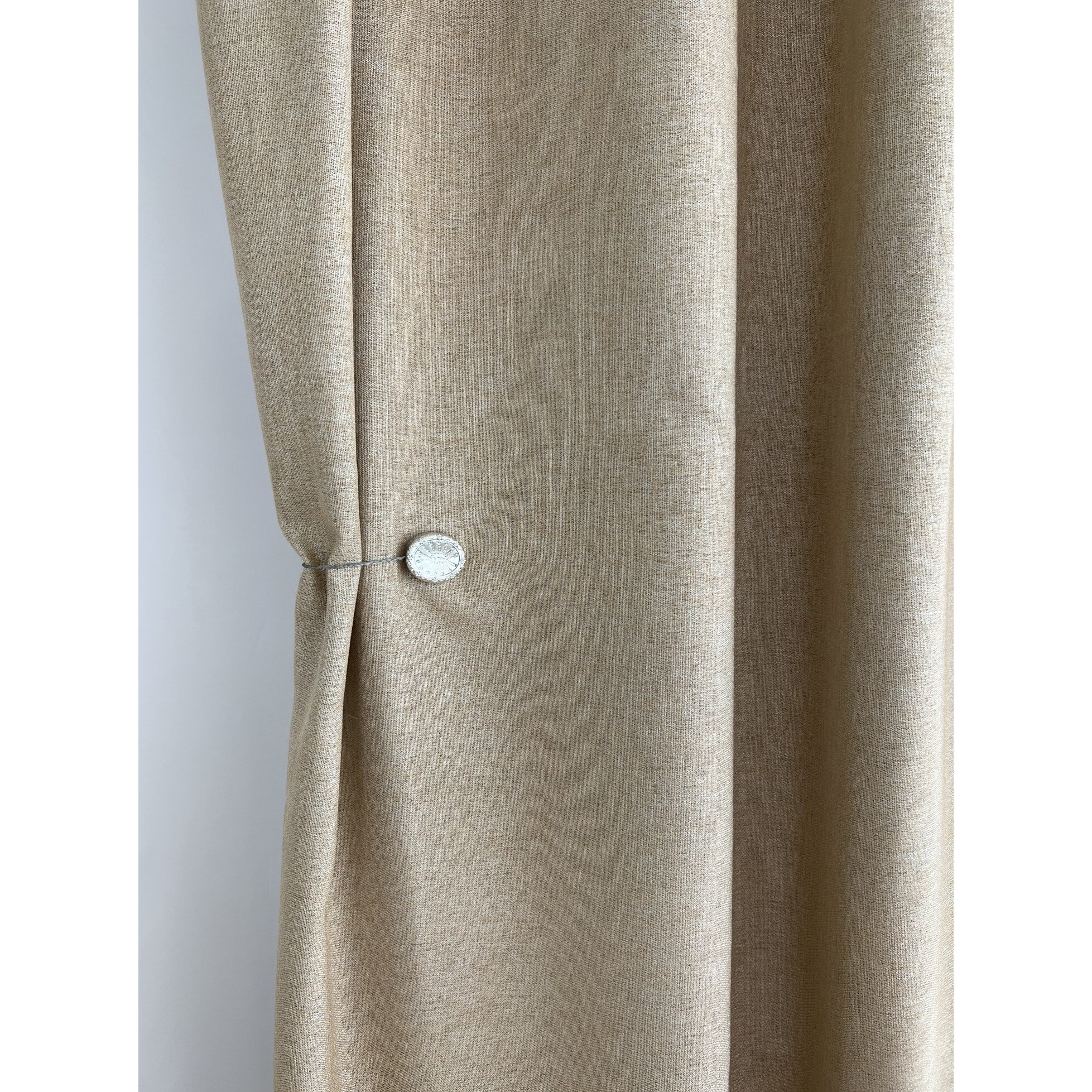 Set 2 buc Draperii In, Bej, 150x245 - eMAG.ro