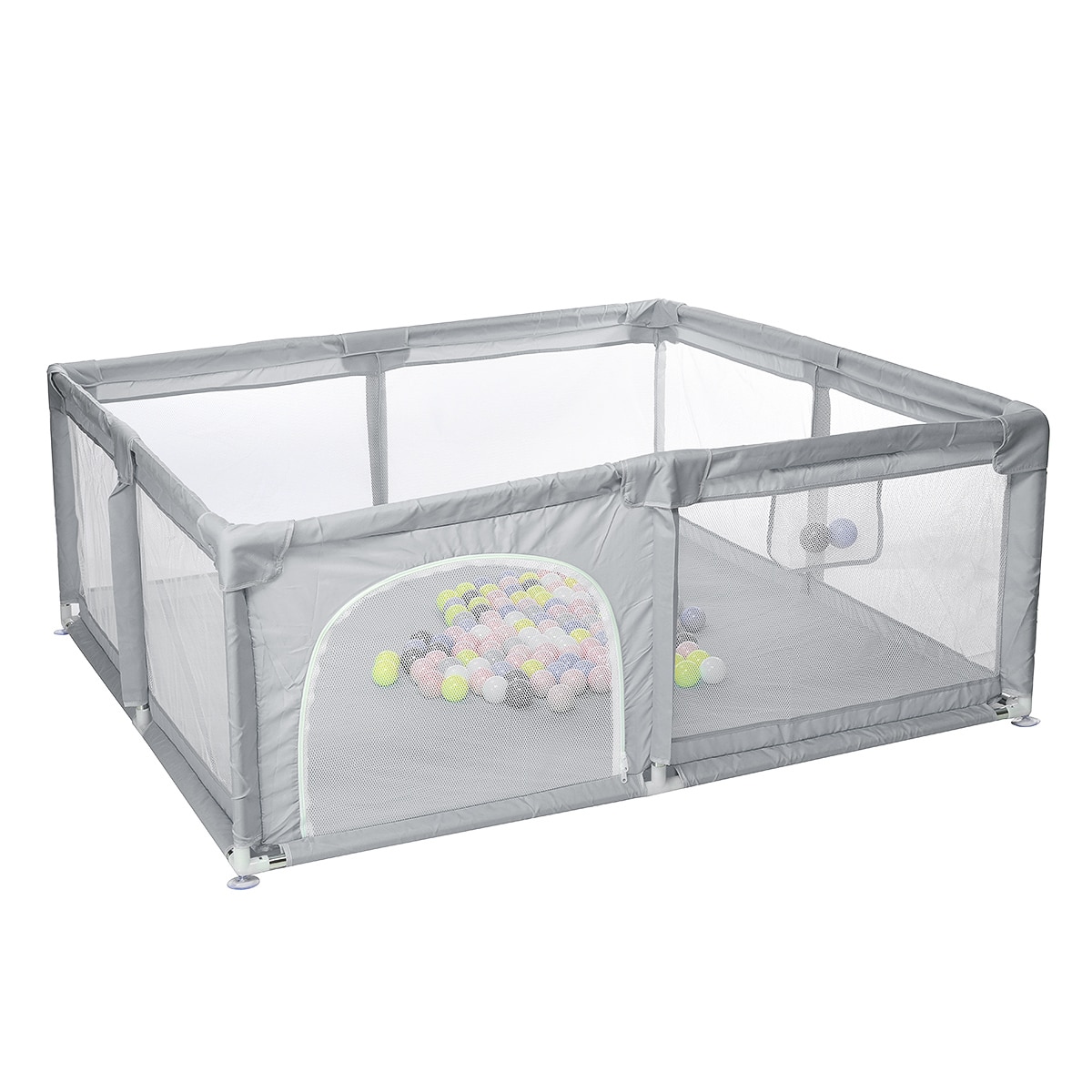 Tarc de joaca pentru copii, bioby, 150x150x55cm, Copii interactivi ...