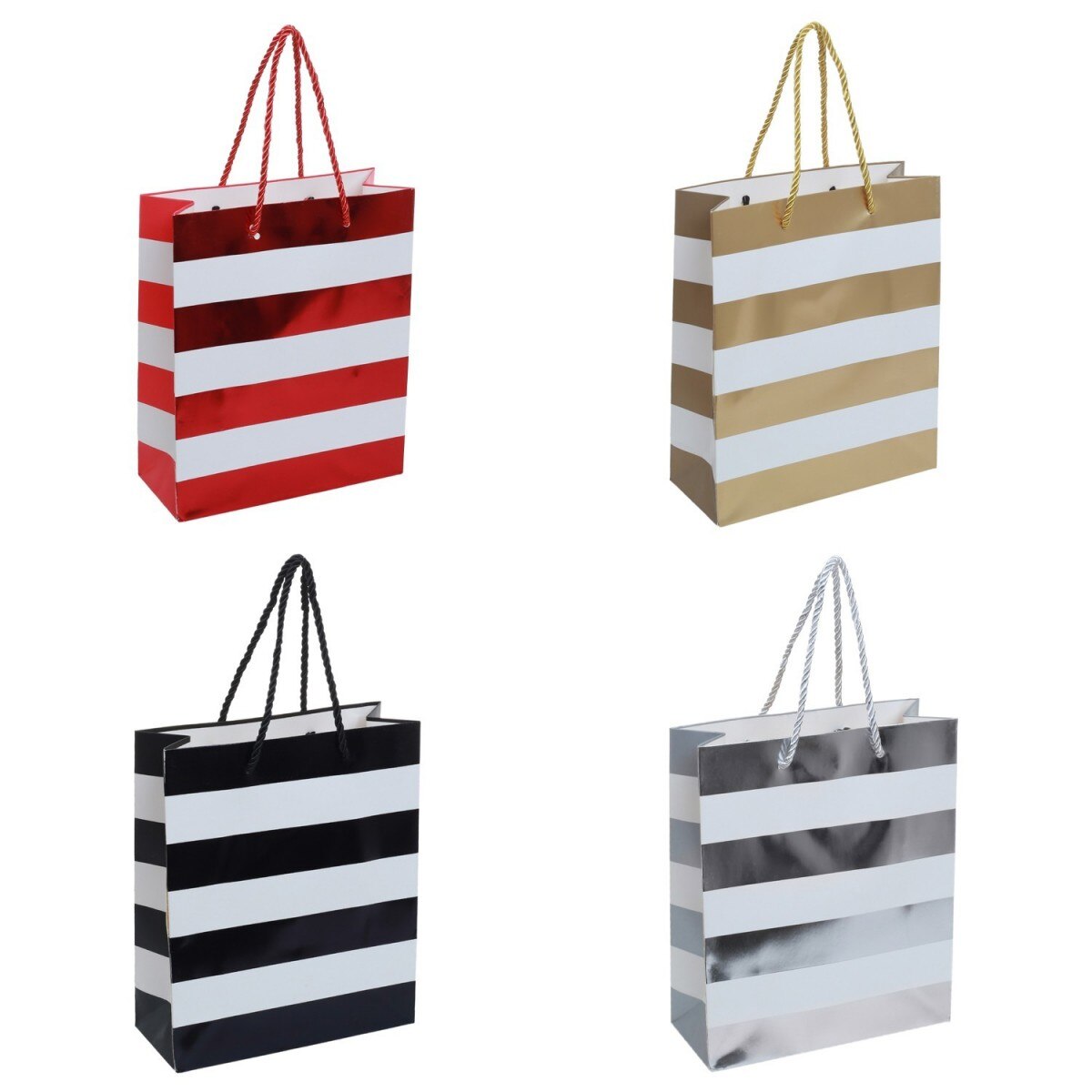 Set 4 pungi cadou PAMI, PC-621-96L, 30x12x40 cm, Multicolor - eMAG.ro