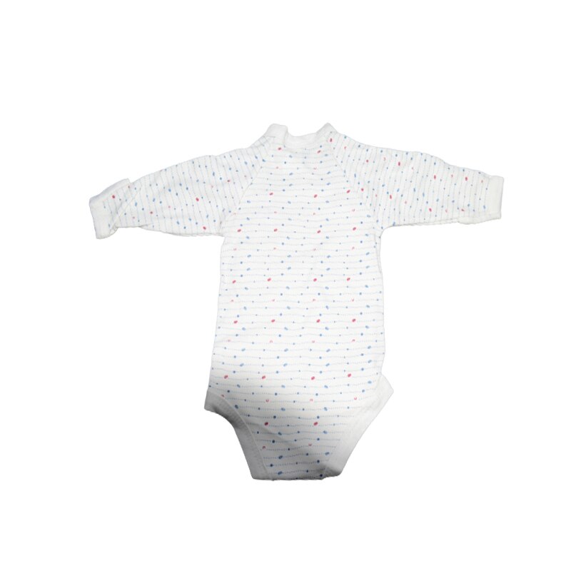 Body cu maneca lunga pentru baieti Mini Junior CA52427-3-56, Alb 56 CM ...