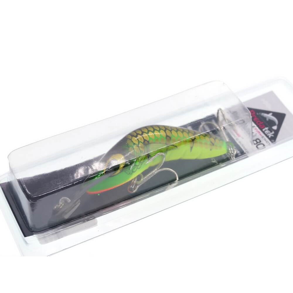 Vobler Predatek Jindivik 80, 8cm, 17gr, Floating, MG, Mean Green ...