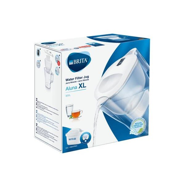 Cana filtrare apa Brita Aluna XL Maxtra+ BR1039269, 3.5 l Alb - eMAG.ro