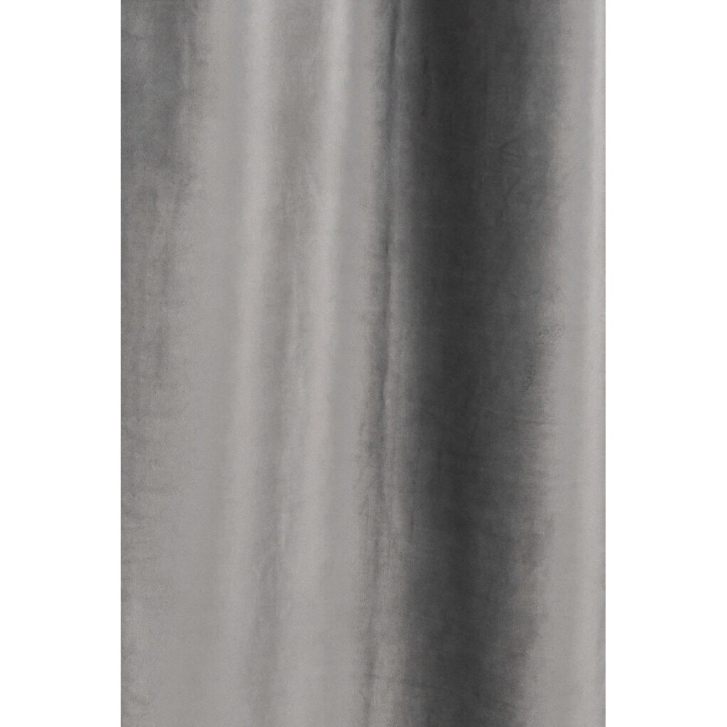 Material textil pentru draperie Victoria 16, model uni, culoare gri ...