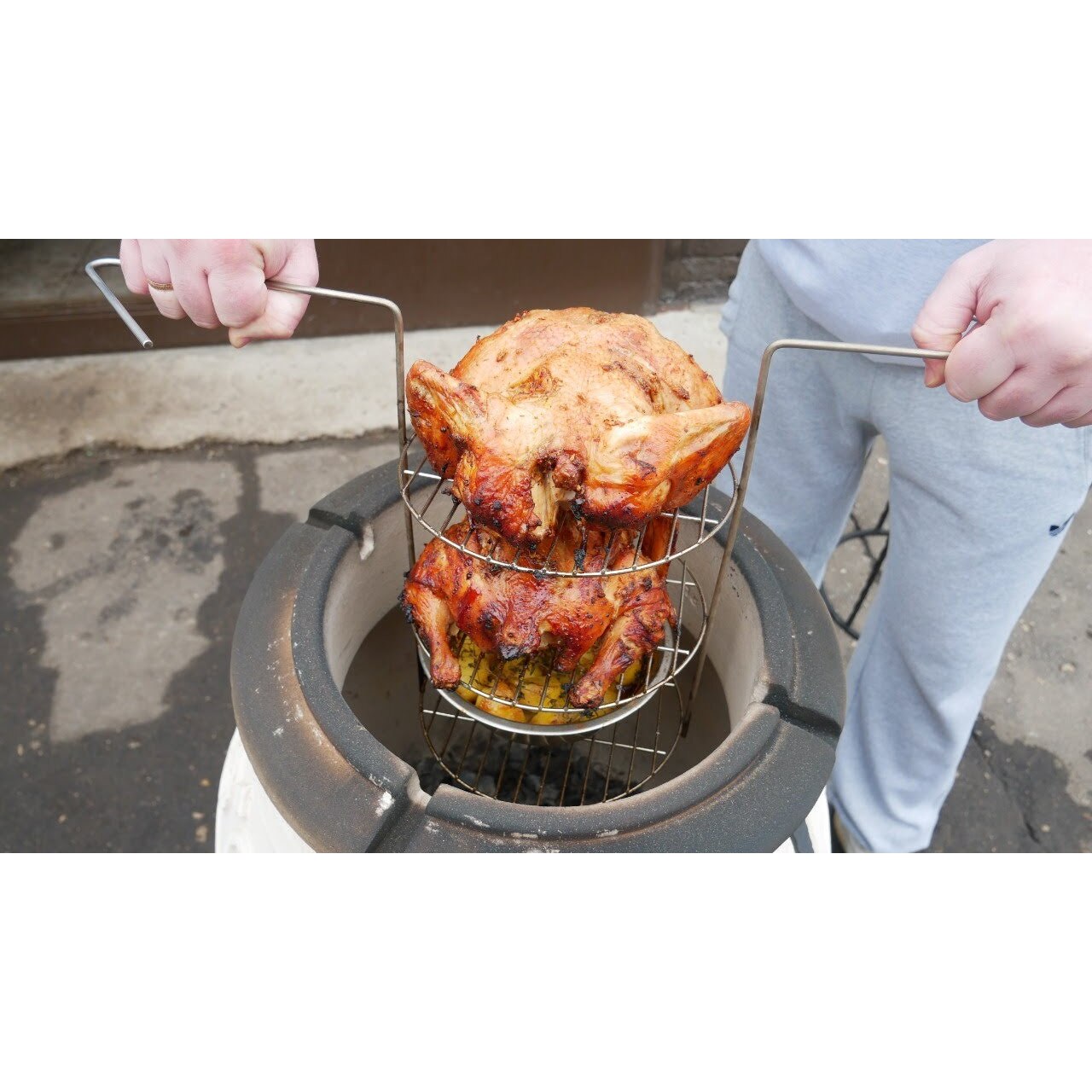 Etajera grilaj mare cu 4 nivele pentru carne D29 cm - eMAG.ro