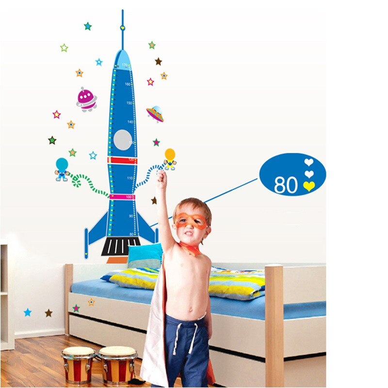 Stickere copii - Grafic de crestere Racheta spatiala - masurator ...