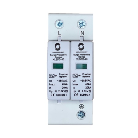 Descarcator supratensiune AC, SPD tip 2, monofazat, 20KA maxim 40 KA ...