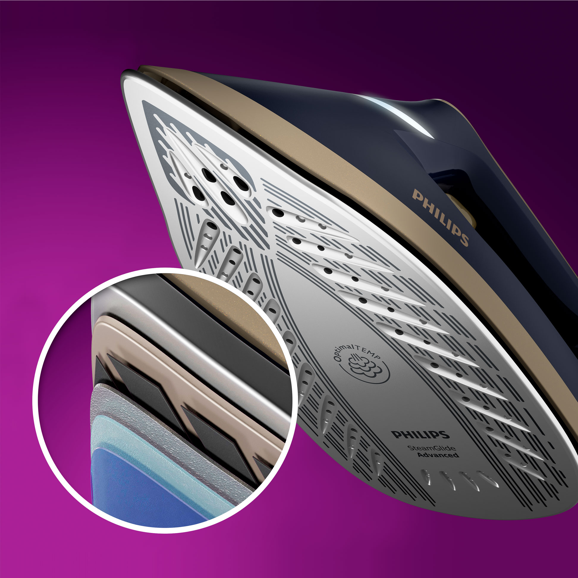 Philips PerfectCare PSG6066/20 series 6000 Vasalóállomás, Gőzzel ...