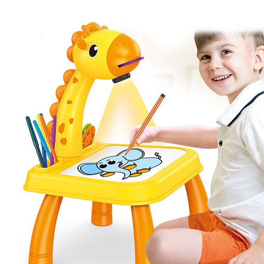 Комплект маса за рисуване с холографски проектор, 3 слайда с 24 ...