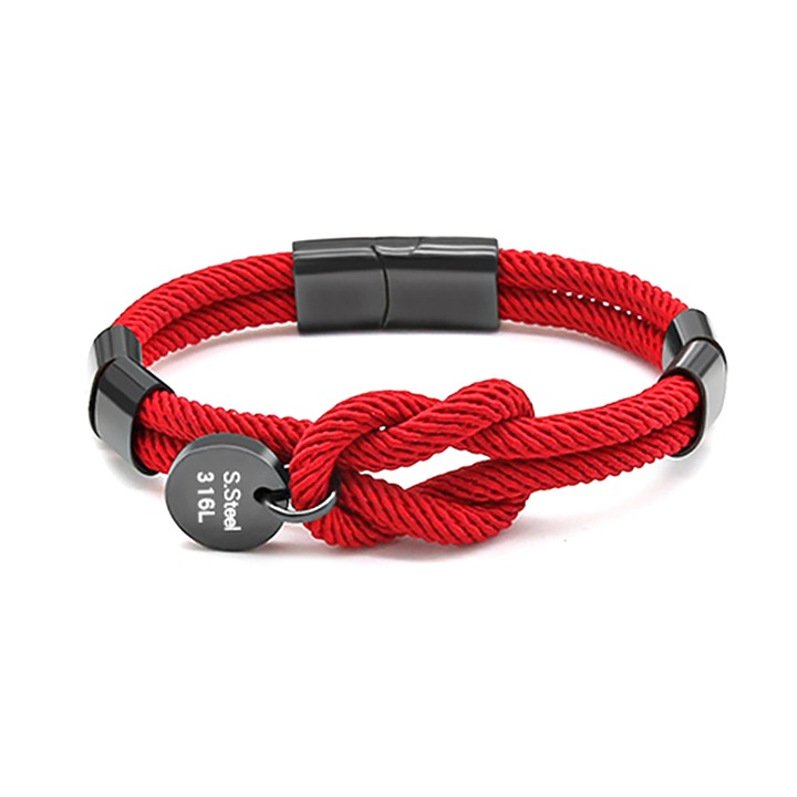 Bratara reglabila cu noduri marinaresti, ZENSE, ZB0320 18-22 cm ...