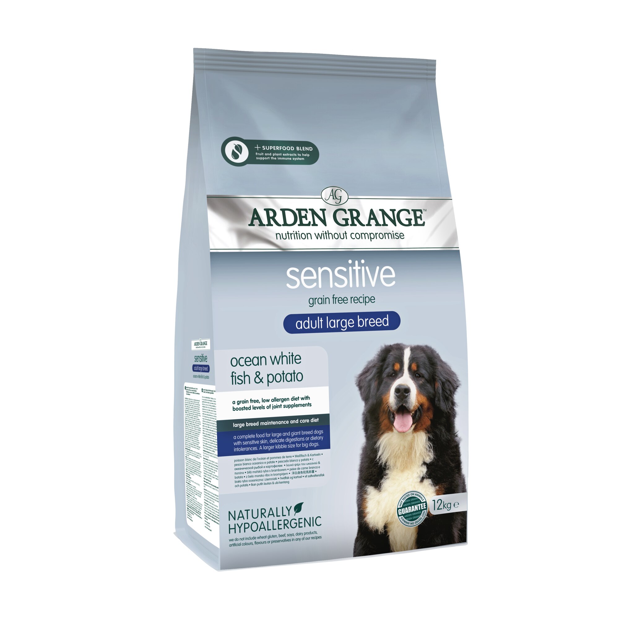 Hrana Sensitive Grain free Large Breed pentru caini adulti cu peste ...