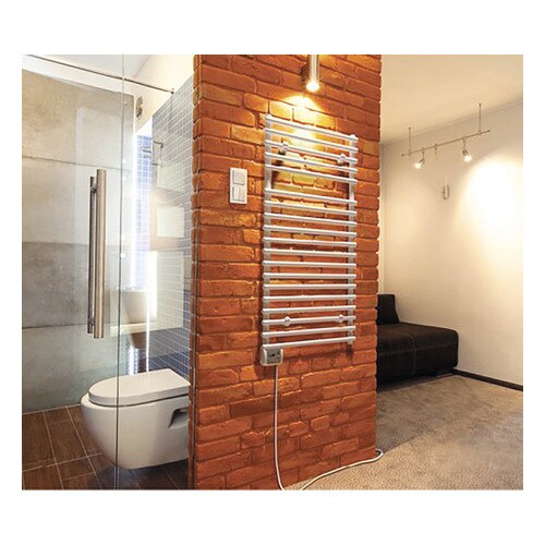 Radiator baie electric portprosop, Dimensiuni 500x1000 mm 450W alb ...
