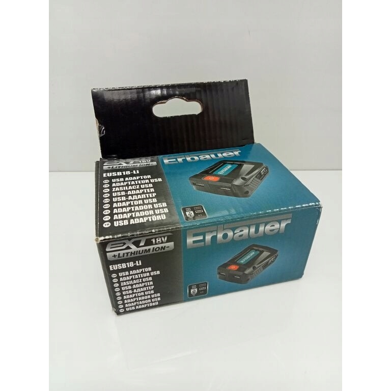 Adaptor incarcare USB Erbauer, 2x USB, 2.1Ah per port, power bank ...