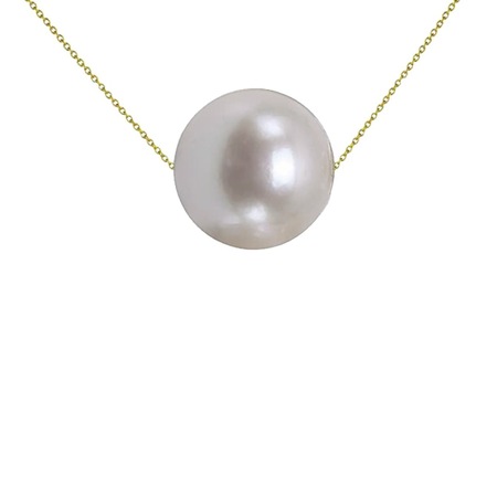 Colier Kaskadda cu Perla Naturala Edison Alba, Calitate AAA, Perla Rara ...