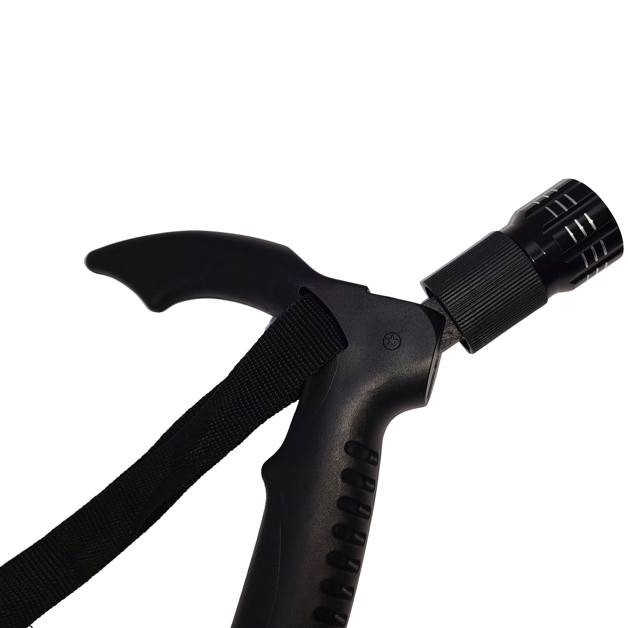 Baston trekking extensibil IdeallStore®, Ol Helper, aluminiu, lampa LED ...