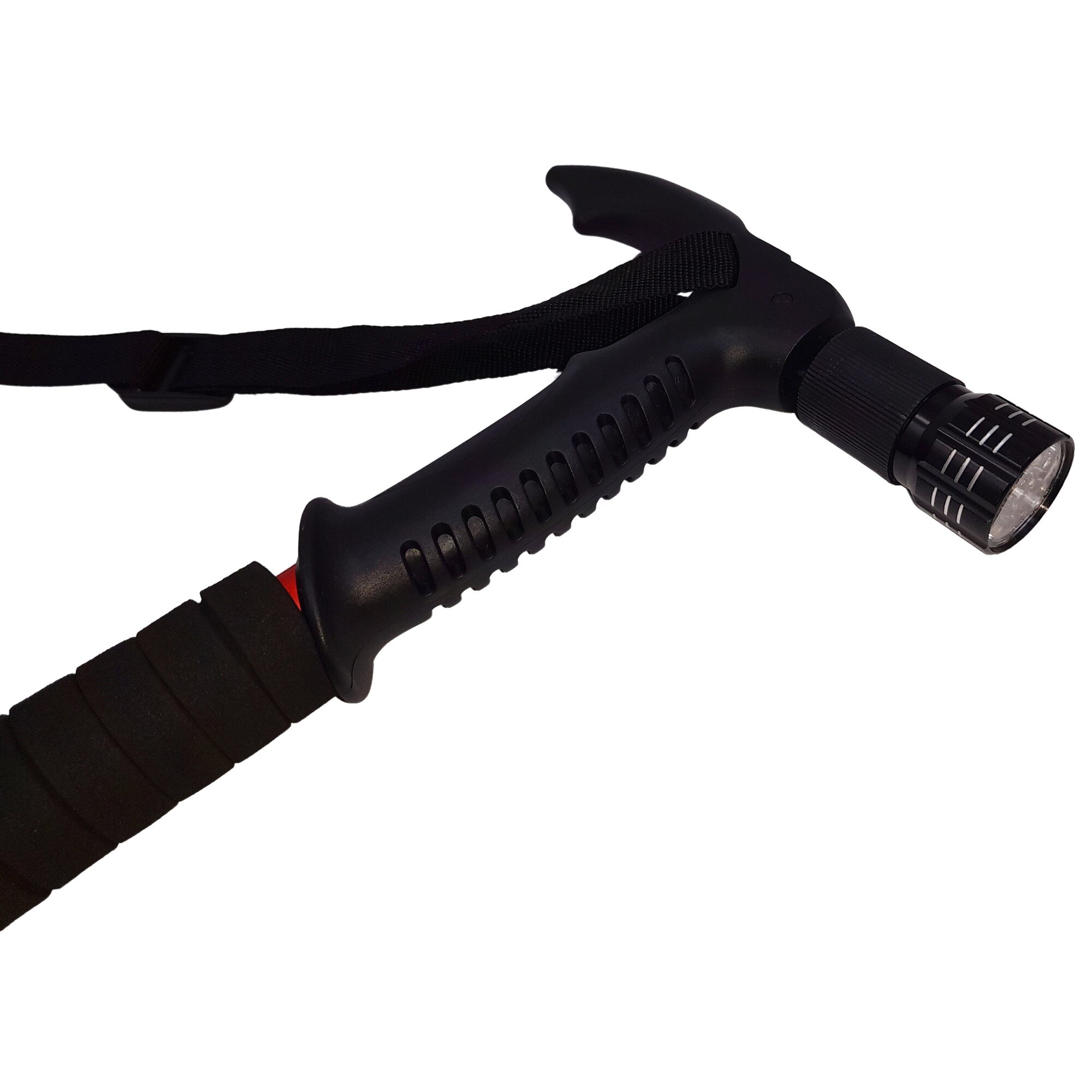 Baston trekking extensibil IdeallStore®, Ol Helper, aluminiu, lampa LED ...