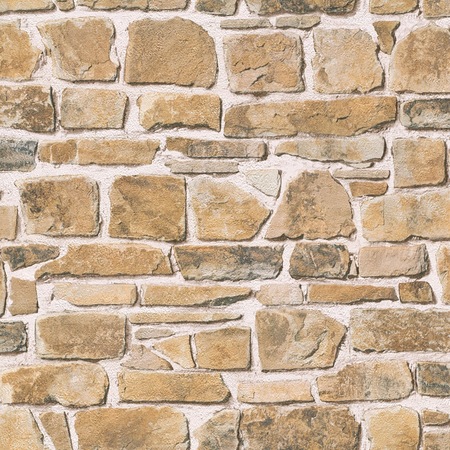 Tapet hartie, model tip piatra/caramida, maro, rola 10 x 0.53 m - eMAG.ro