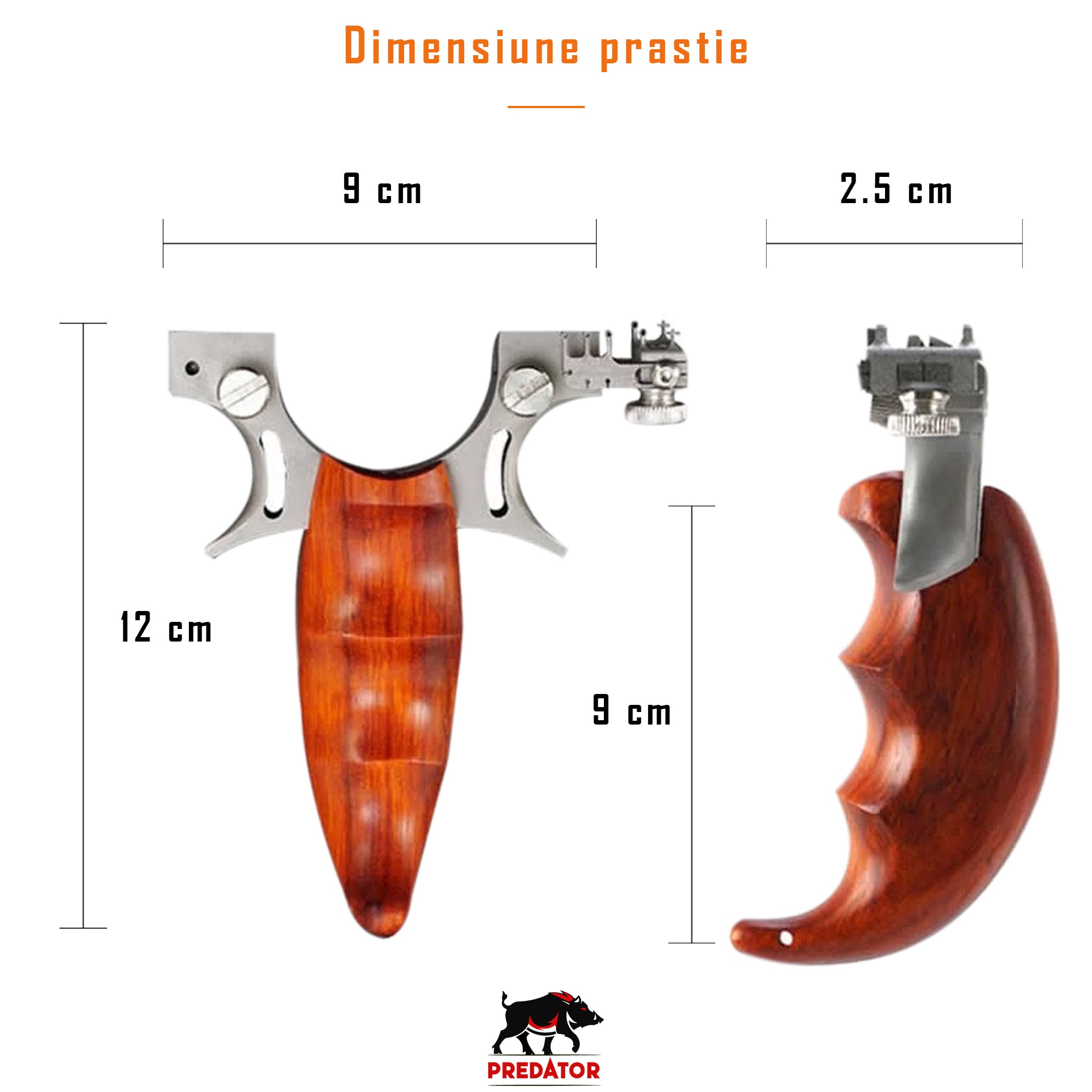 Prastie profesionala puternica cu elastice groase si tinta sniper - eMAG.ro