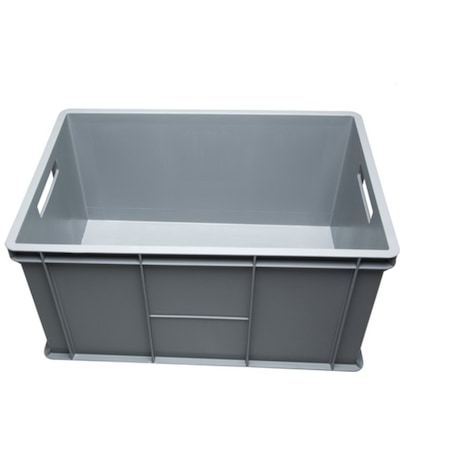 Lada plastic etansa Wibo 600x400x320 mm gri, cu manere - eMAG.ro