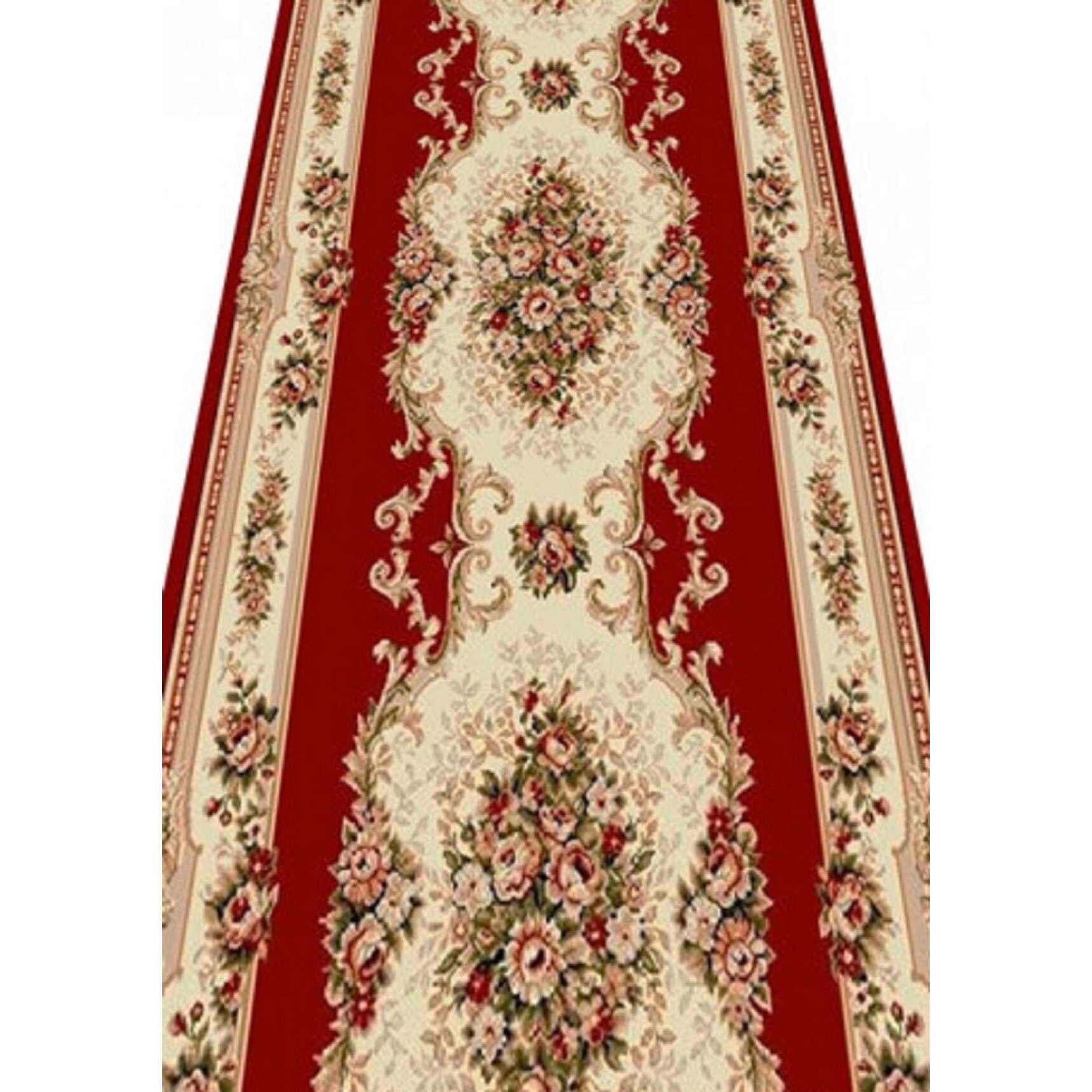 Traversa Lotos 574-210, 100x900 cm, Rosu Bordeaux, 1800 gr/mp - eMAG.ro