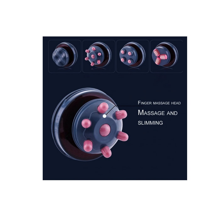 Aparat de masaj Body Innovation Sculptural, 4 capete masaj, multicolor ...