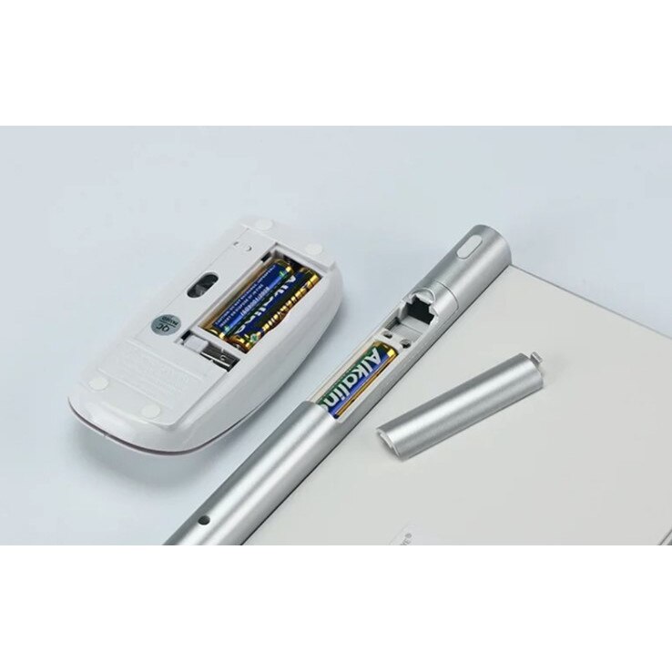 Kit Tastatura si mouse fara fir Zenwire Slim USB, Alb - eMAG.ro