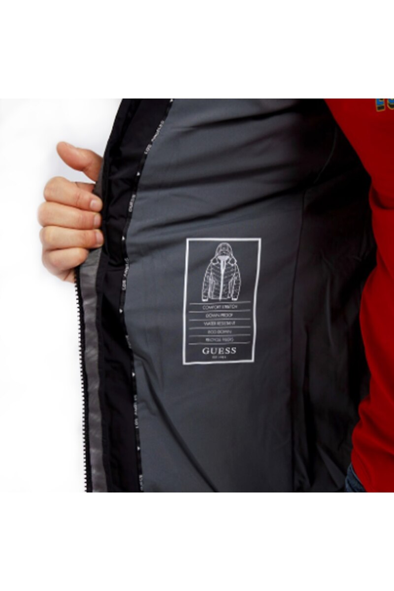 Geaca barbati, GUESS, M0BL50-JBLK, Negru, XS INTL - eMAG.ro