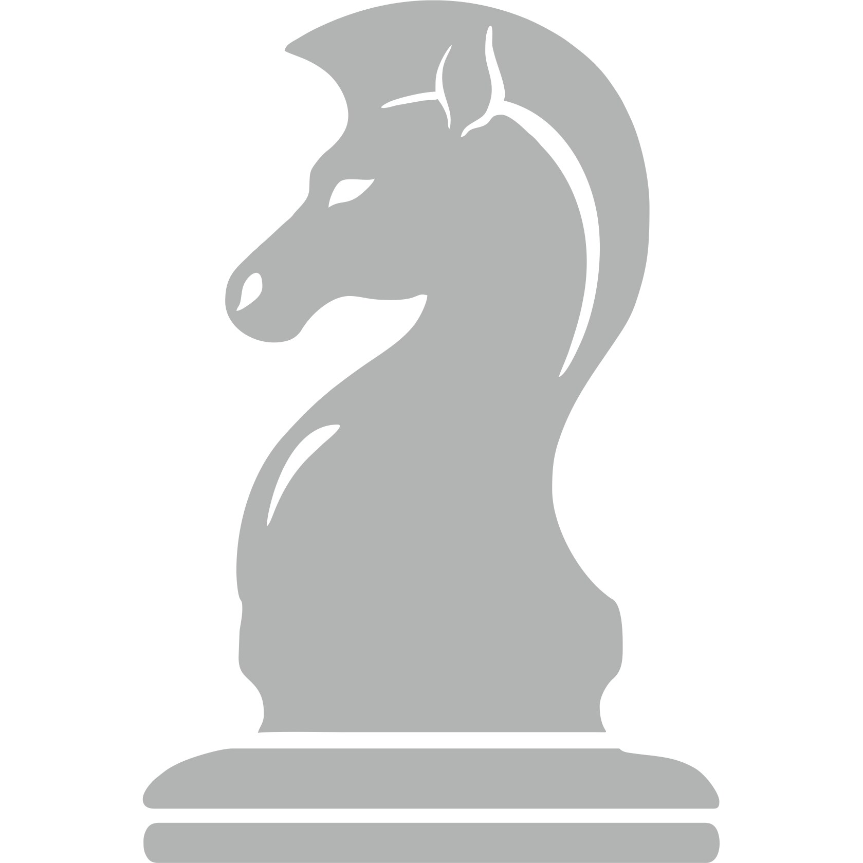 Sticker auto Chess Horse, Alb,20 cm - eMAG.ro