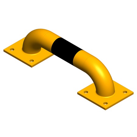 Opritor pentru roata masina 60.3x400 mm, inaltime 112 mm, Nentra ...