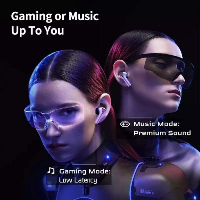 Геймърски слушалки Playsmarhop Flydigi Cyberfox T1 True, Wireless ...