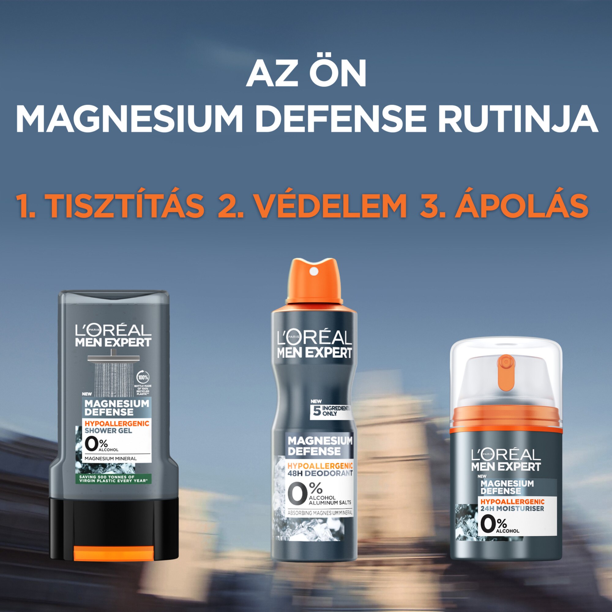 L'Oréal Men Expert Magnesium Defense Spray, 150 ml - eMAG.hu
