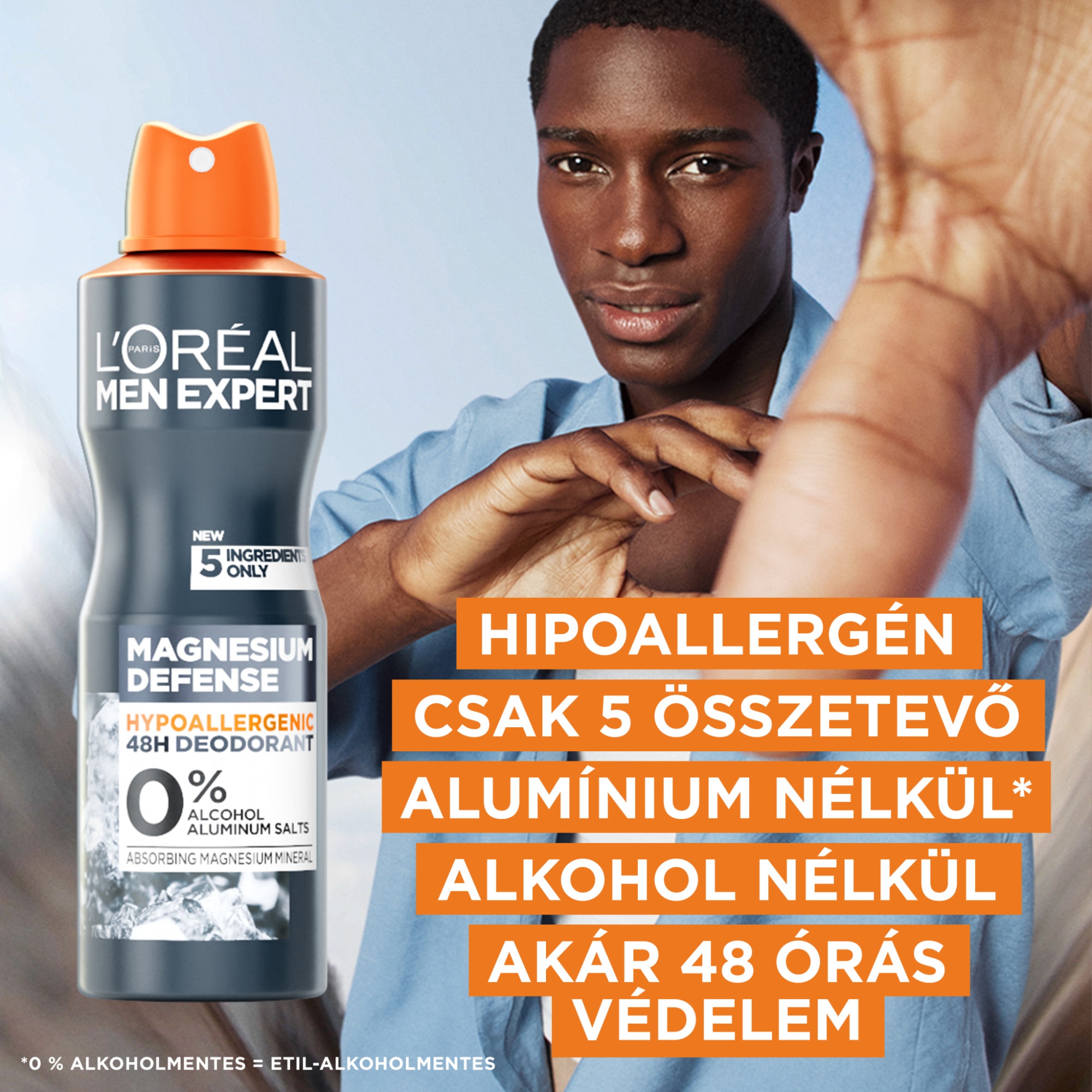 L'Oréal Men Expert Magnesium Defense Spray, 150 ml - eMAG.hu