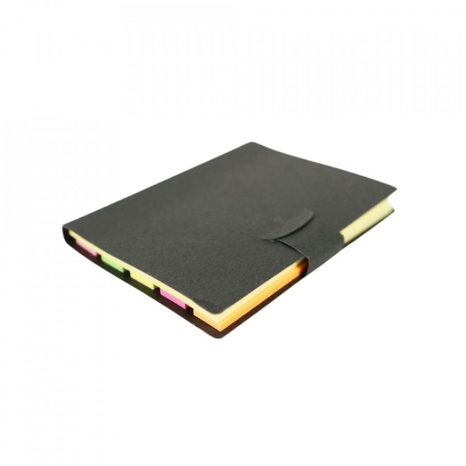 Set 2 bucati, carnetel cu notite adezive tip Post-it, 200 bucati, Negru ...