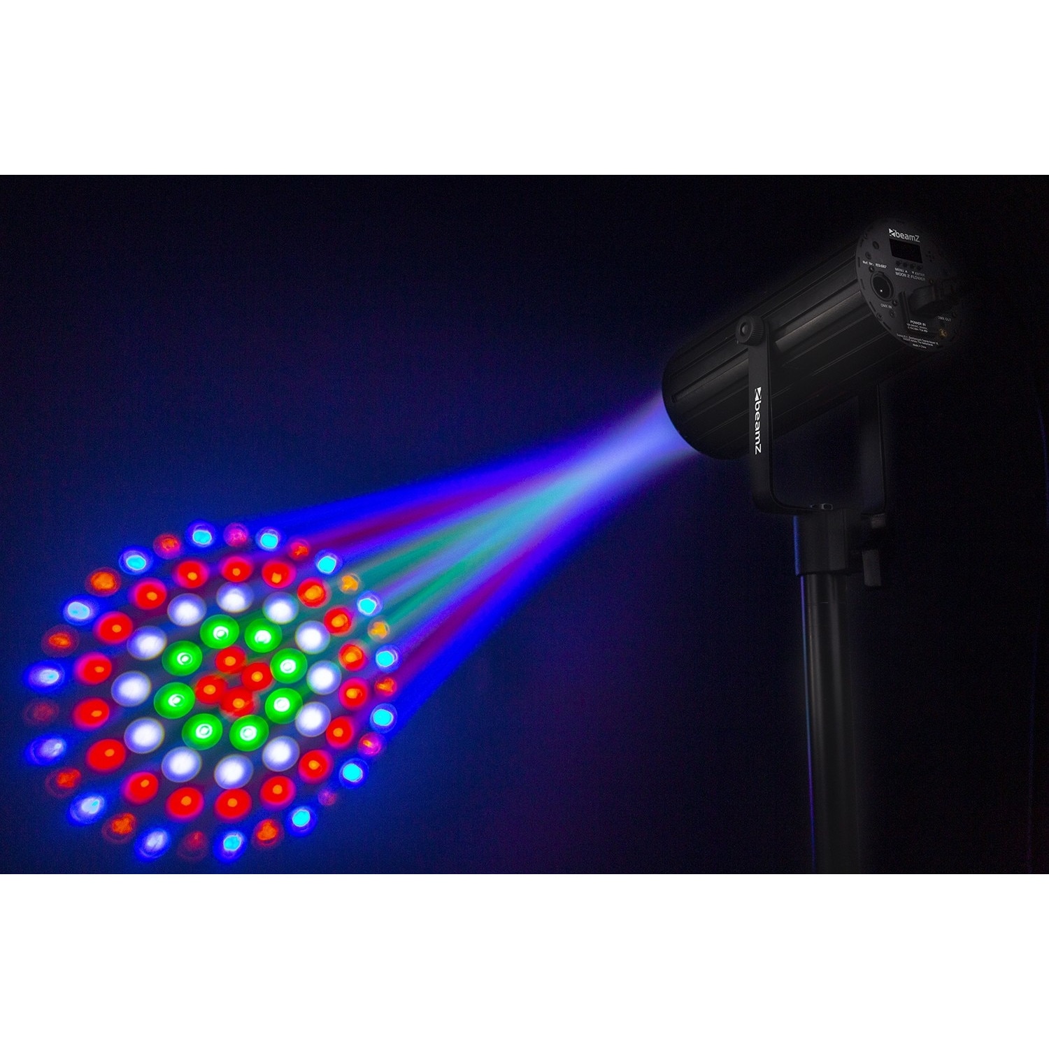Proiector de lumini DMX, 72x RGBAW LED, BeamZ MOONFLOWER 2.0 - eMAG.ro