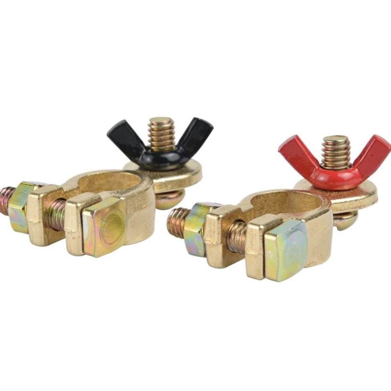 Set borne acumulator cupru, 5.5x3.0cm, grosime 3mm, set, Wing Fix, 509. ...