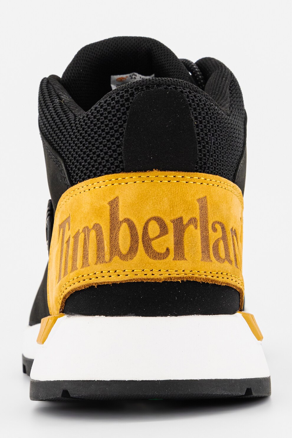 Timberland, Ghete de piele nabuc si material textil Trekker, Negru ...