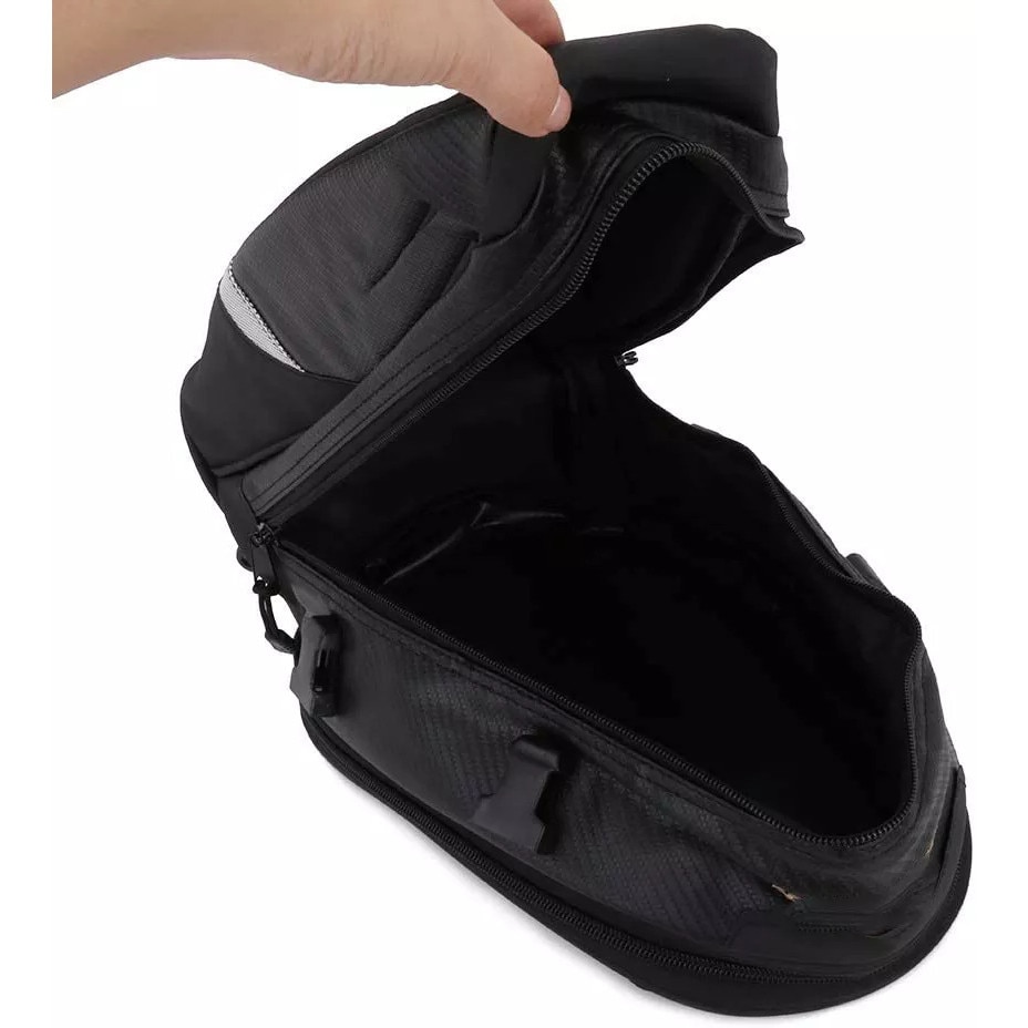 Geanta spate pentru motociclete, Zoco Moto 18-22 Lt, Volum reglabil ...