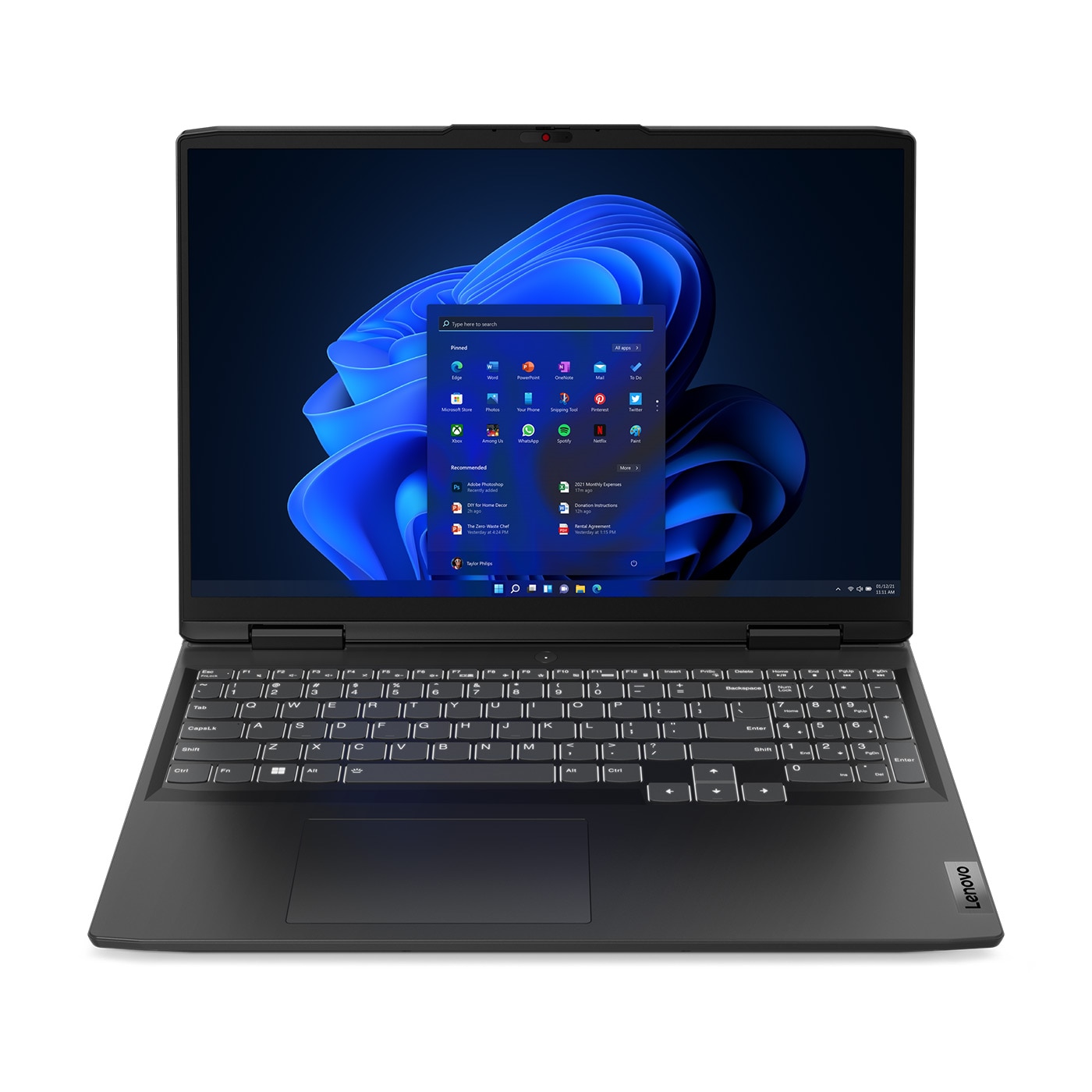 Лаптоп Lenovo IdeaPad Gaming 3 16ARH7, 82SC005RBM, 16", AMD Ryzen 7 ...